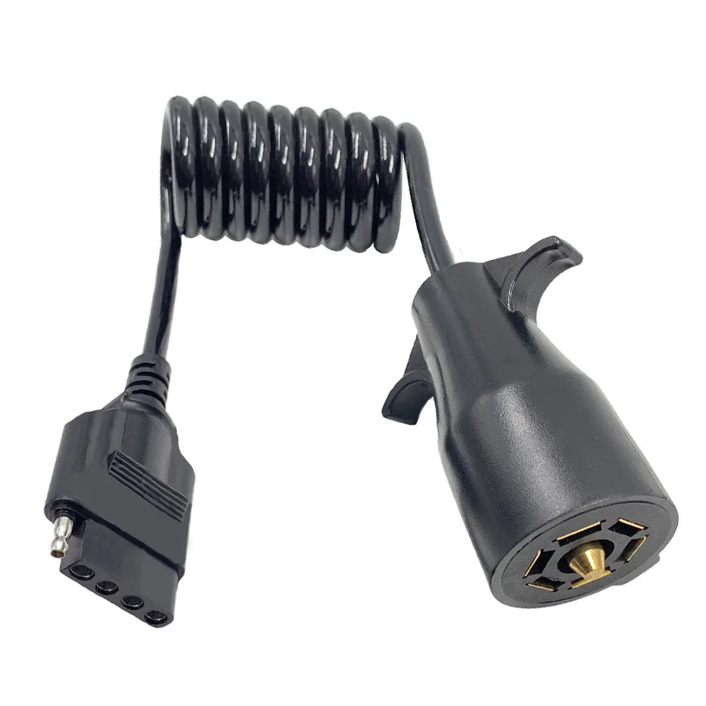 American Trailer Connector 7-to-5 Spring Wire Converter Car Trailer ...