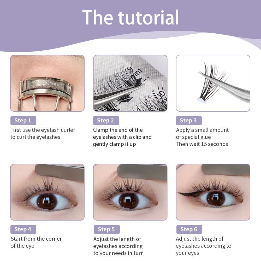 Magefy Diy Lashes 3d Fish Tail Lashes Private Label Eyelash Extensions ...