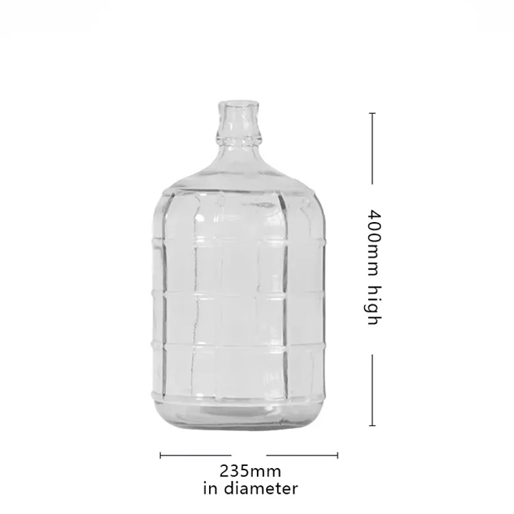Wholesale Empty Transparent 1 Gallon 3 Gallon 5 Gallon 6 Gallon Glass ...