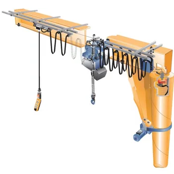 Jib Crane Column Mounted Slewing For Vacuum Suction Cup Feeding - Buy ...