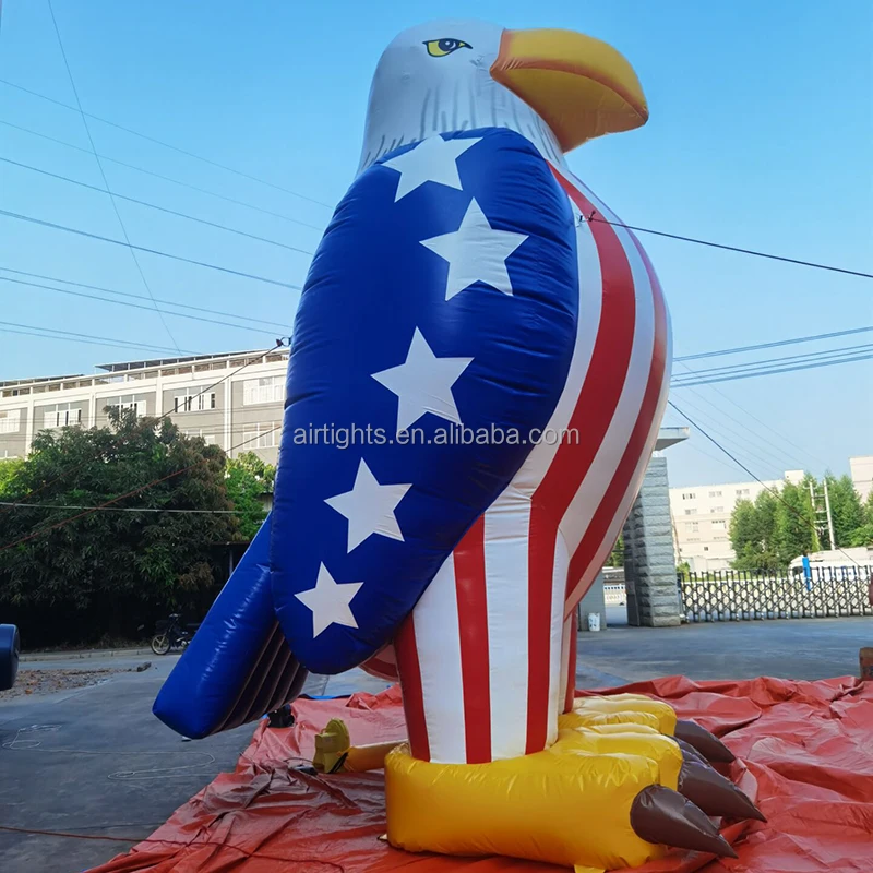 20ft High High Quality Giant Inflatable Usa Flag Eagle Balloon For ...