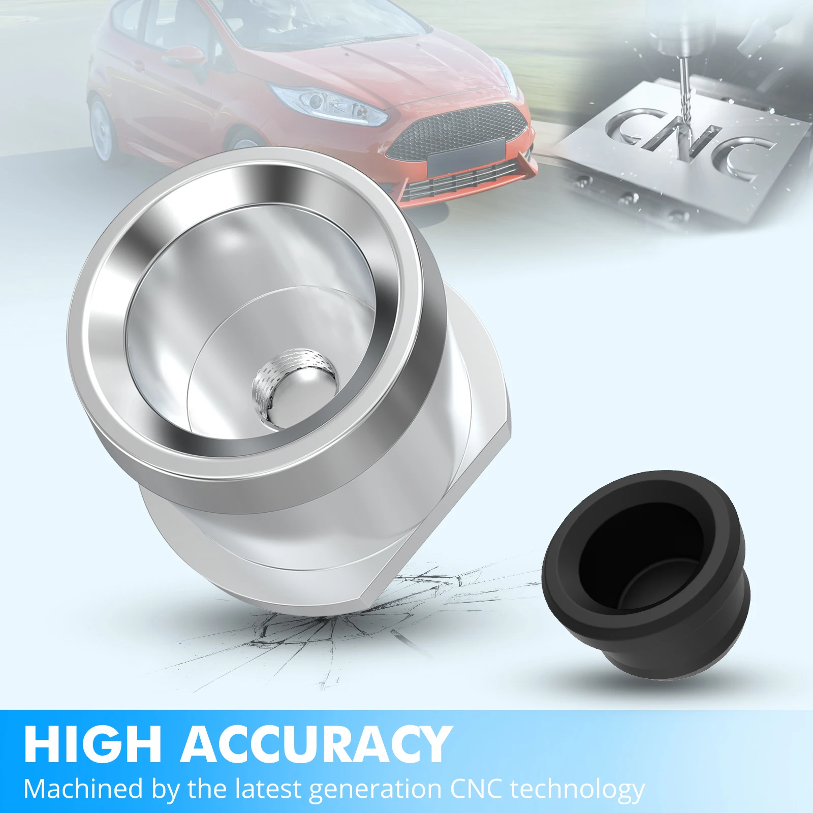 Nicecnc Billet Aluminum Sound Symposer Replacement Delete Kit For Ford ...