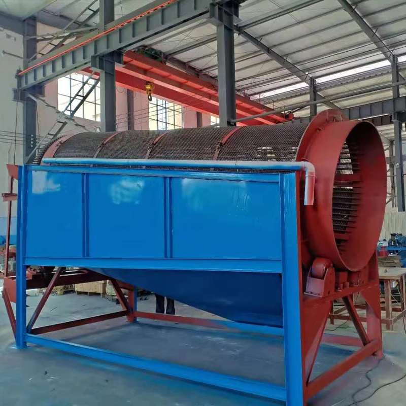 Automation Large Scale Construction Waste Shaftless Drum Screen ...
