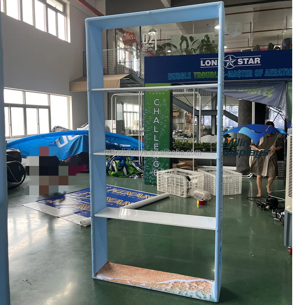 Easy Assemble Modular Aluminum Booth Backdrop Stand Advertising ...