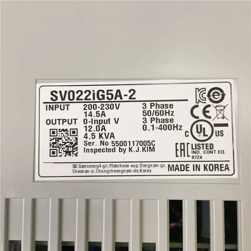 Original Brand New Sv022ig5a-2 Inverter/frequency Converter For L-s ...