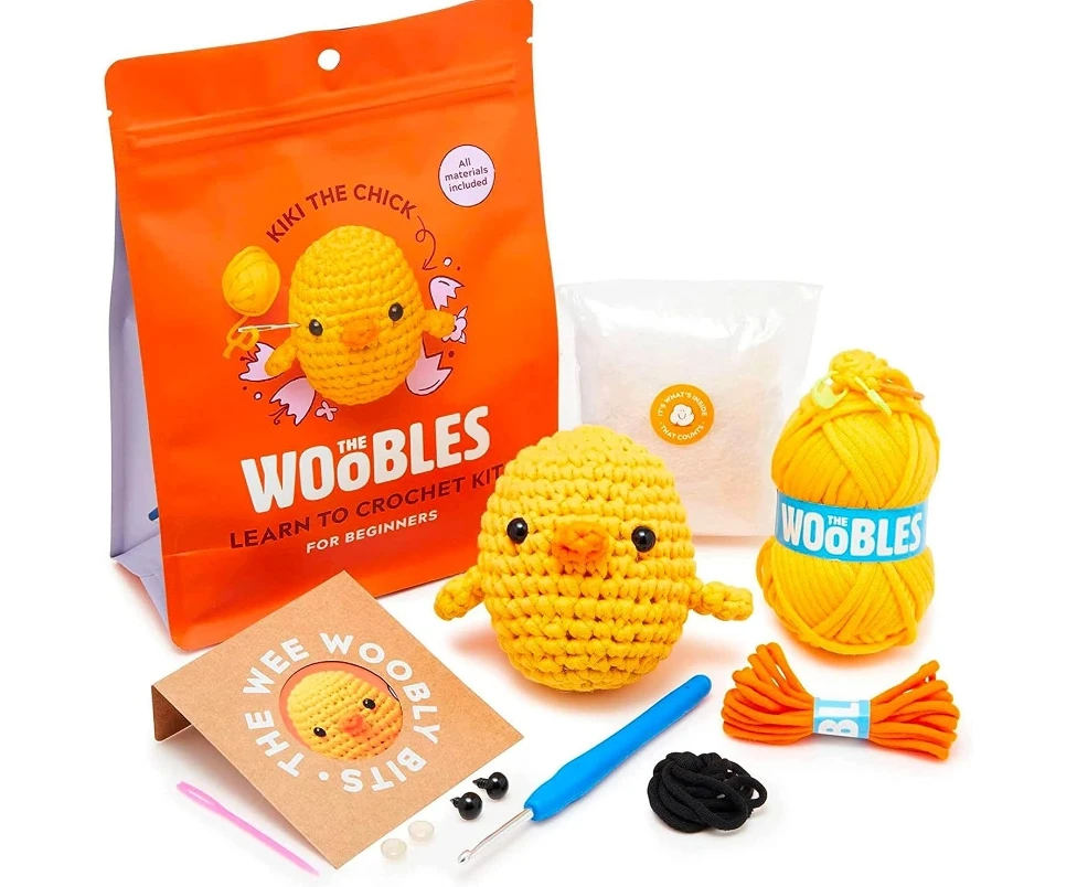 Diy Crochet Kit Animal Yarn Learn To Beginner Diy Mini Handmade Craft ...