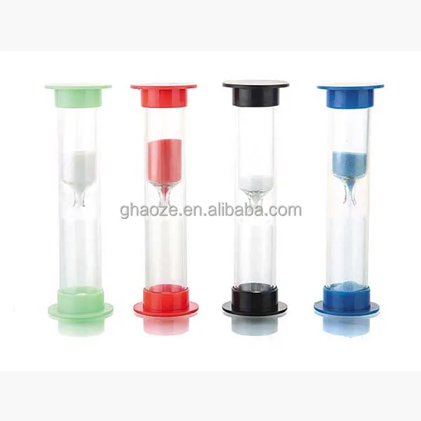 Plastic hourglass sand timer clock hour glass 60 Second clock to 5 ...