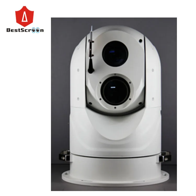 Marine Coast Guard Boat Mounted Infrared Thermal Imaging PTZ Camera ...