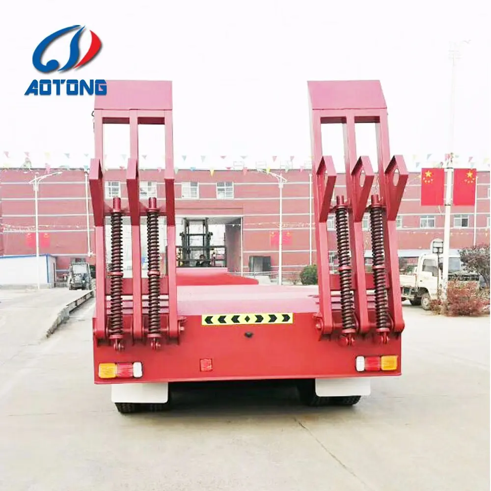 13m Lowboy Utility Trailers for Carrier 40ft Container