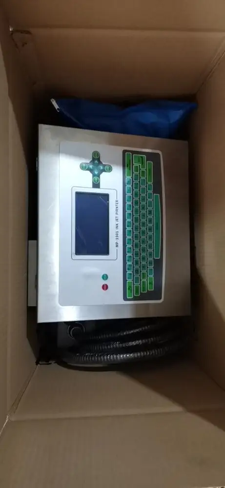 Industrial Small Character Inkjet Printer For Bottle Wire Cable Egg ...