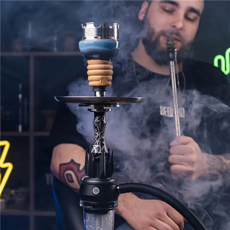 Yimi Hookah - Luxury Crown Design Hookah Set with Gift Box