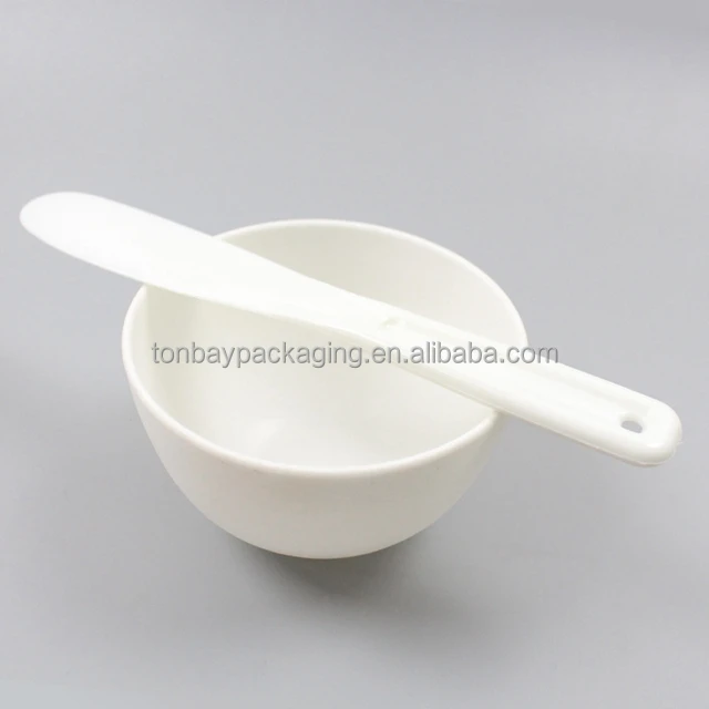 Large Silicone Soft Plastic Face Mask Mixing Bowl With Spatula Set ...