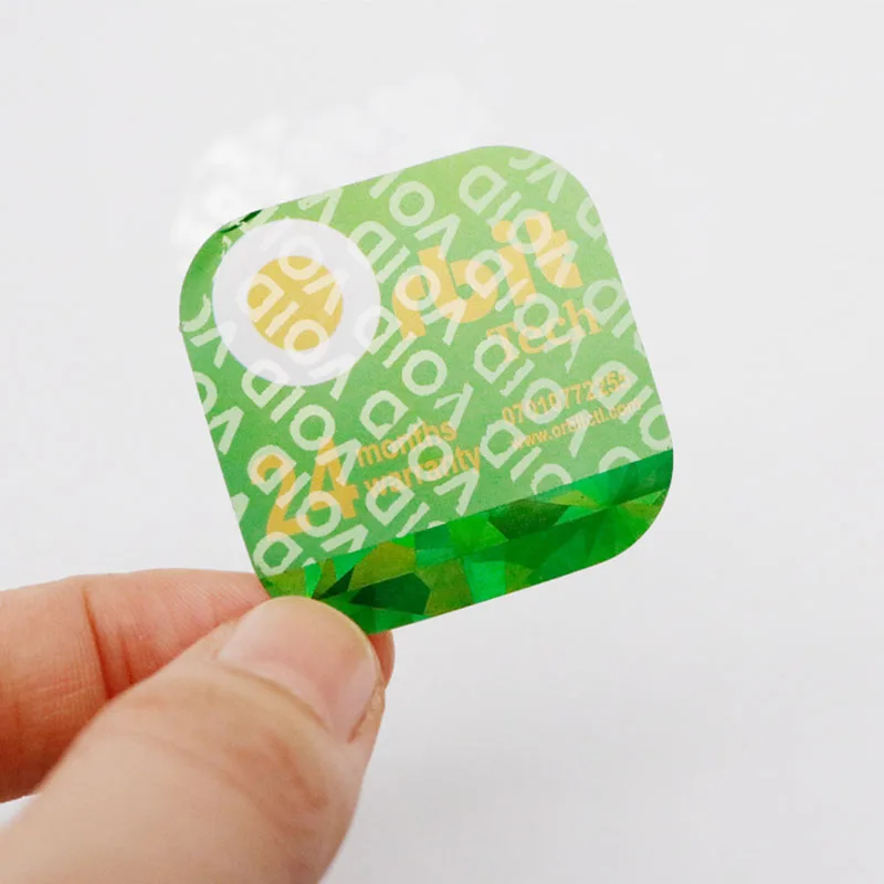 Customized 3D Anti-Counterfeit QR Code Hologram Stickers