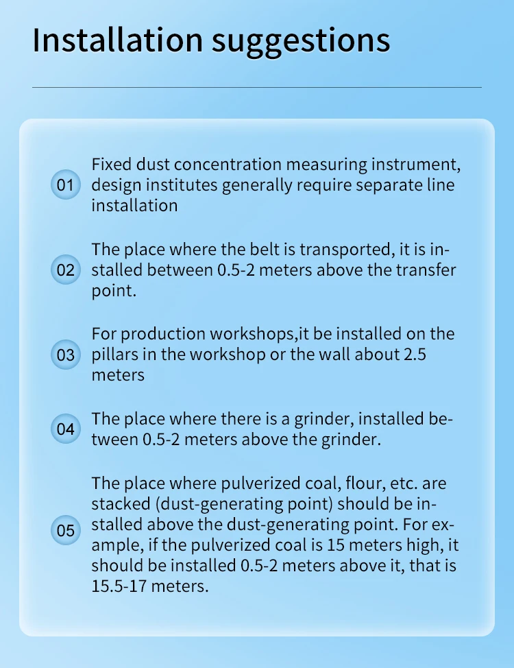 Fixed IP67 Industrial Particle Dust Monitoring System PM2.5 PM10 RS485 ...