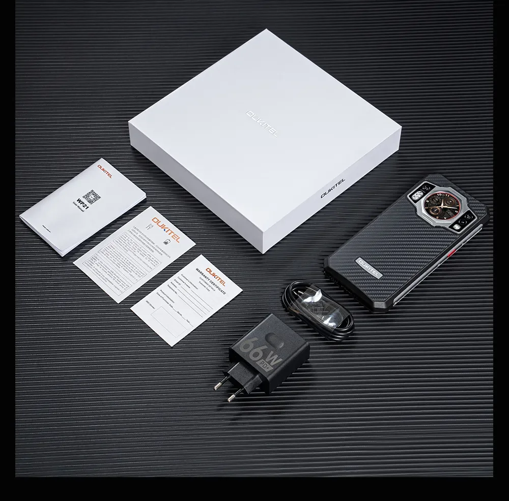 6.78" Fhd+ Helio G99 12gb+256gb 9800mah 66w Fast Charge Oukitel Wp21 ...