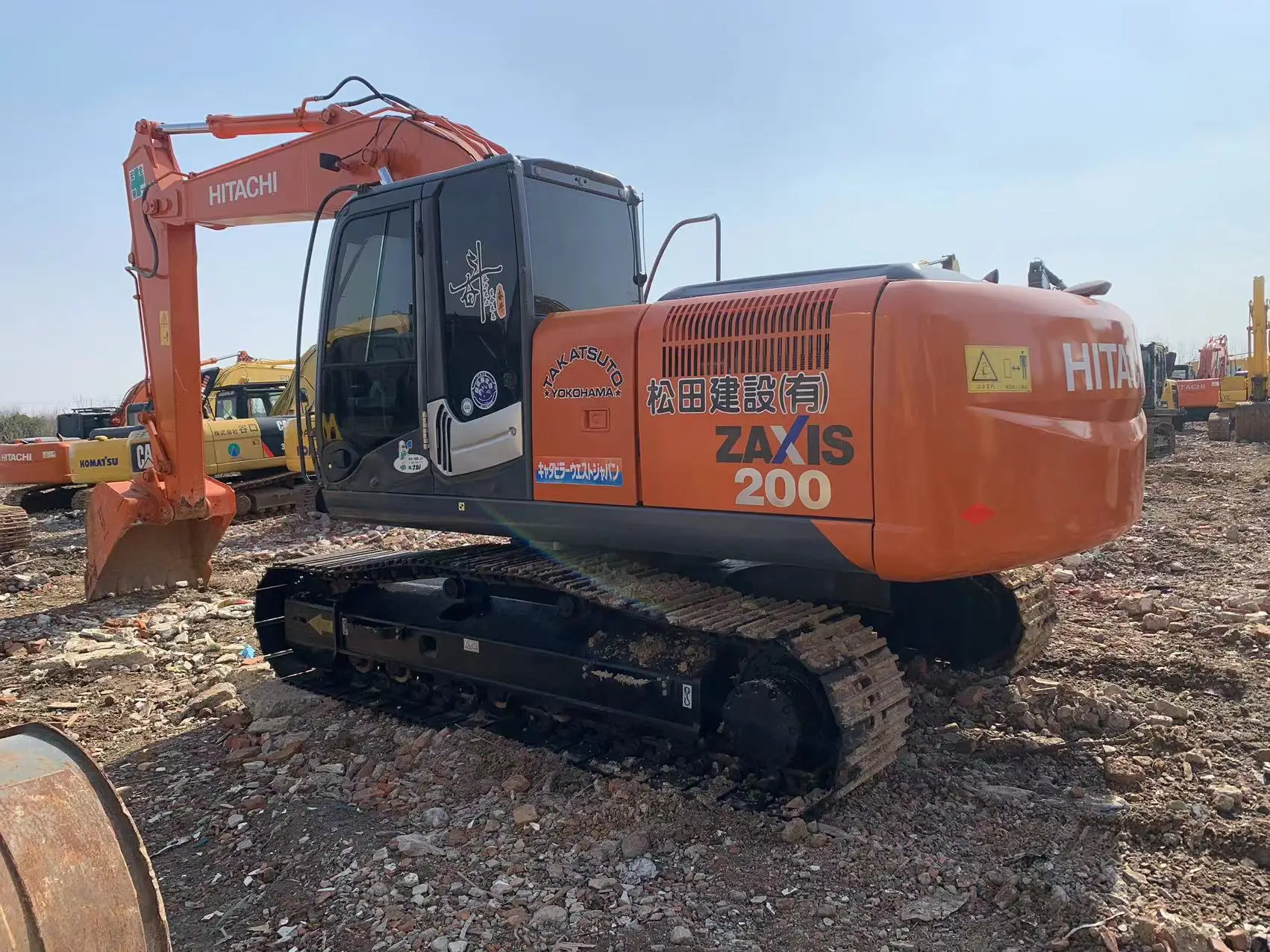 Used Excavator Hitachi Zaxis 200-3 With Low Price From Original Japan ...