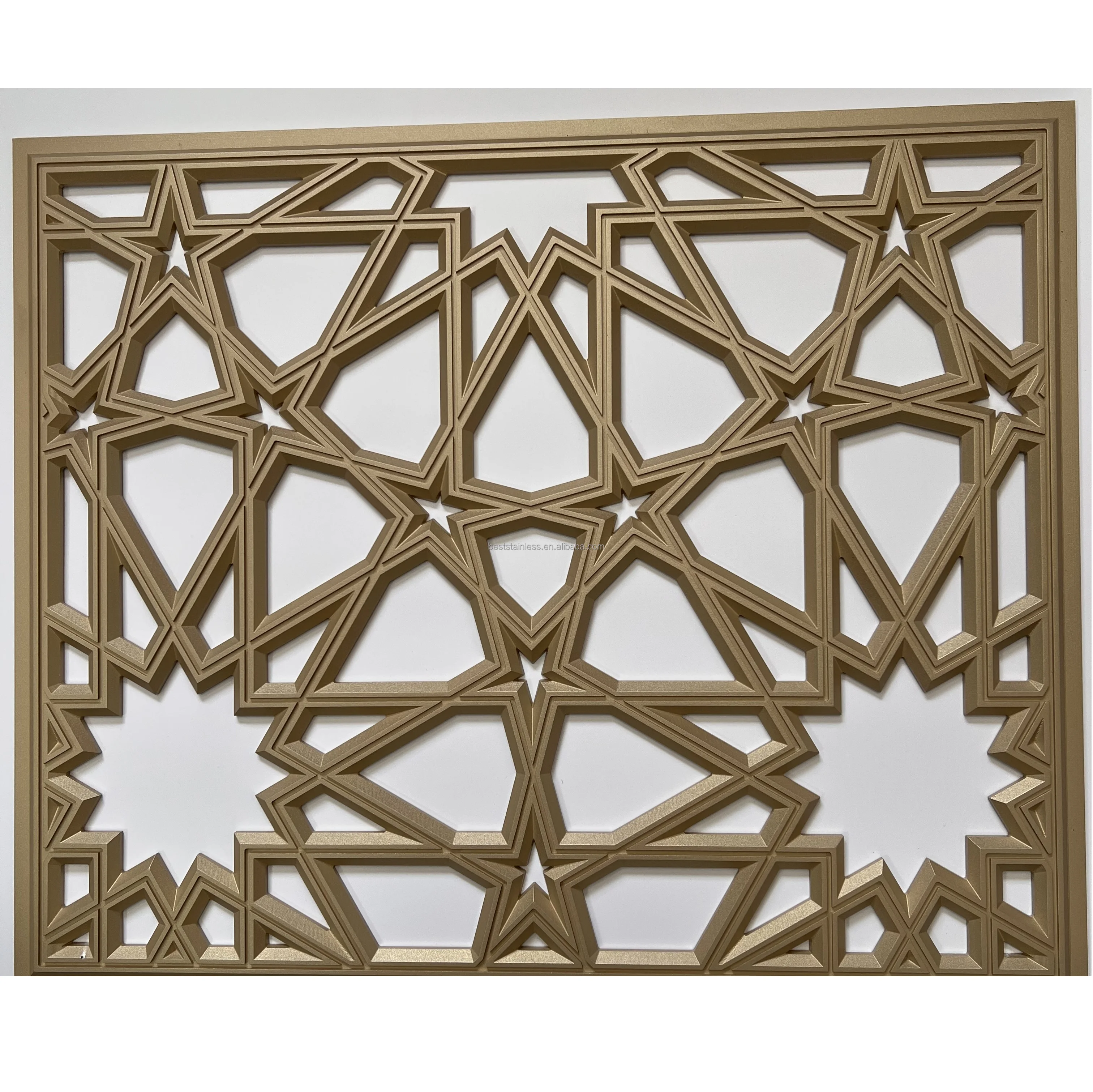 Decorative Muslim Mosque Background Metal Screen Divider