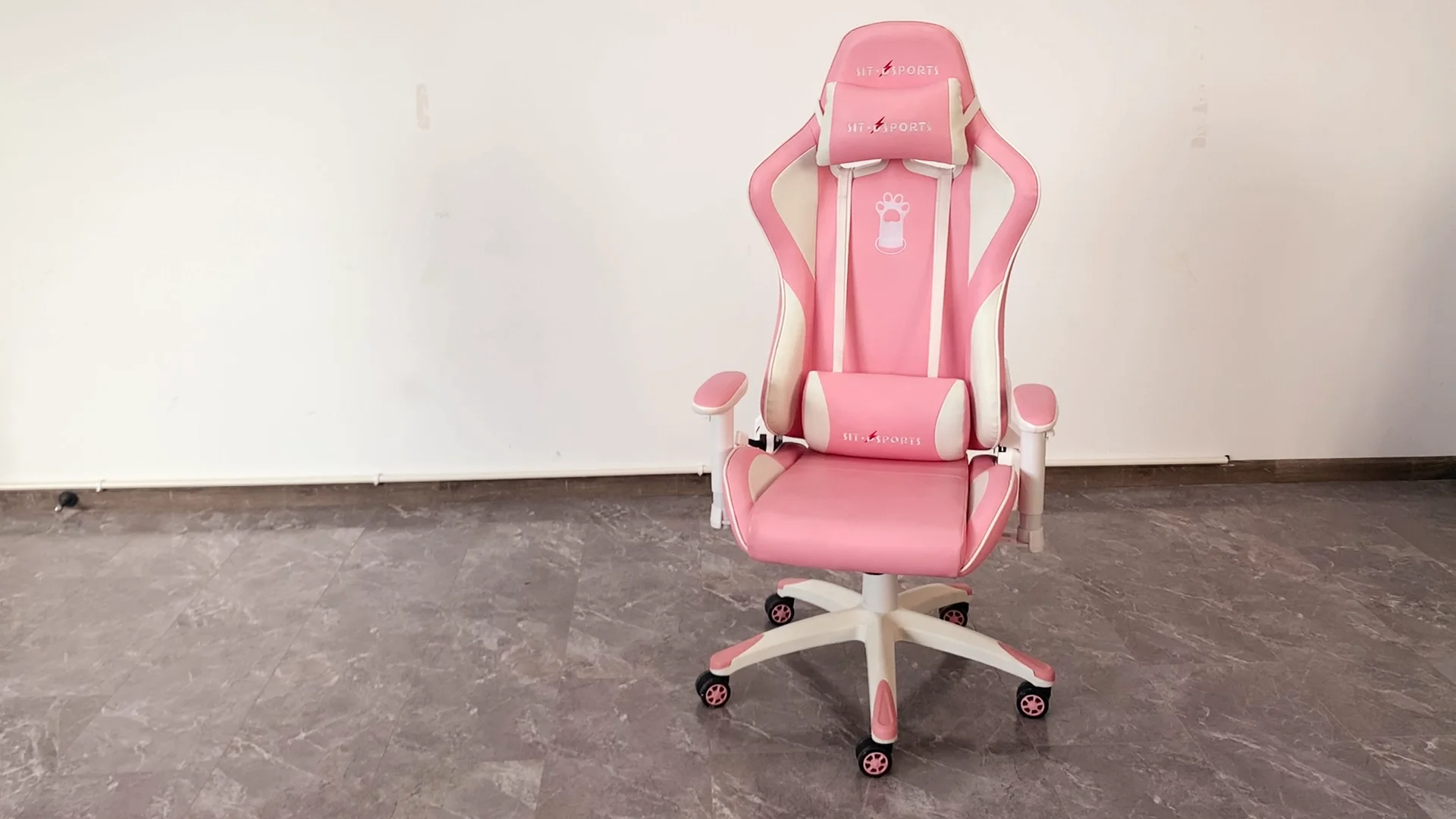 Custom Adjustable Silla Gamer Rosada Revolving Gaming Chair Office Pink ...
