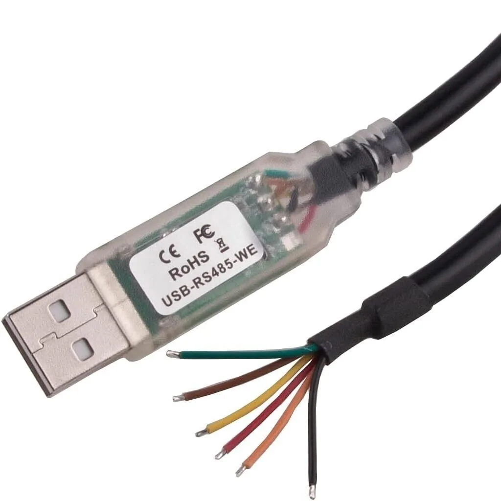 FTDI 9C FT232R USB RS422 Serial Interface UART Converter 1.8m USB-RS422-WE-1800-BT PVC/Nylon/TPE ...