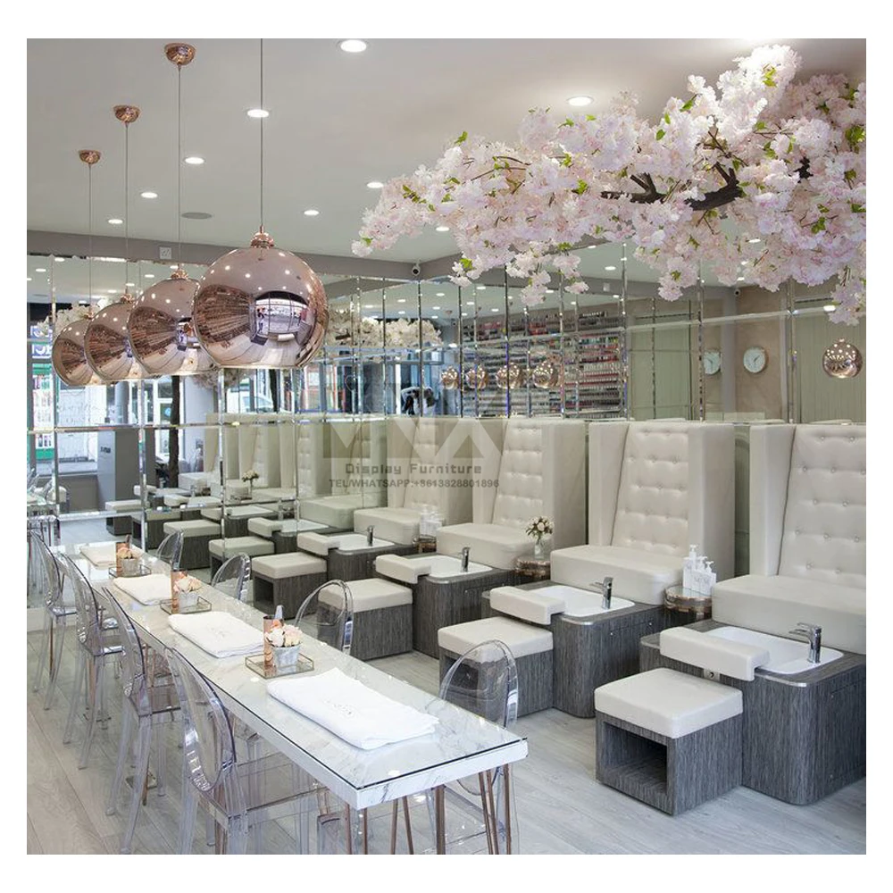 Luxury design Nail Salon Shop Decoration supplies Beauty Shop Interior ...