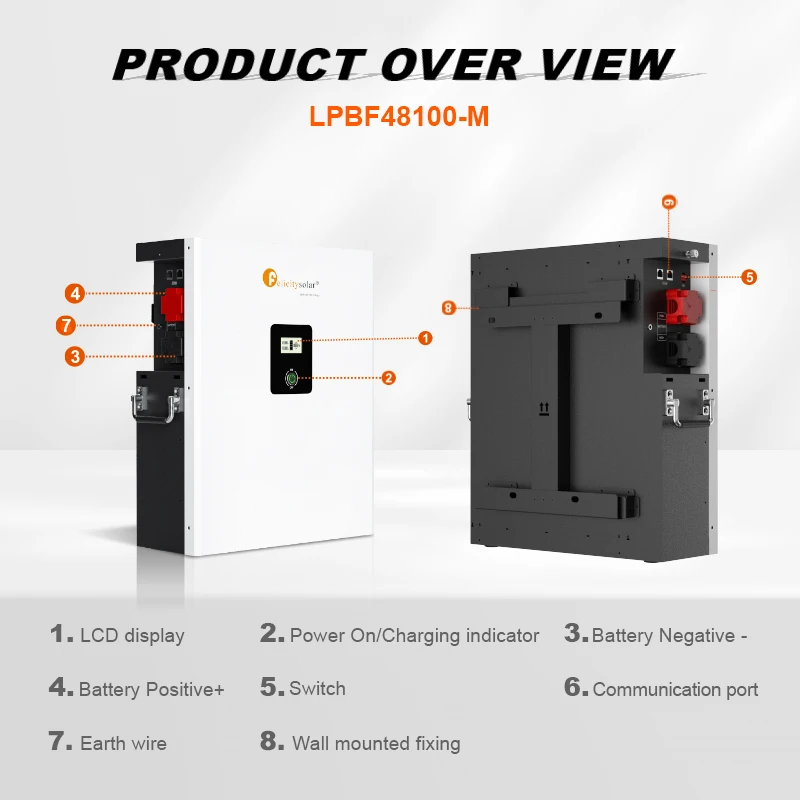Felicity Solar 5kWh 48V LiFePO4 Battery Pack for Home Solar System ...