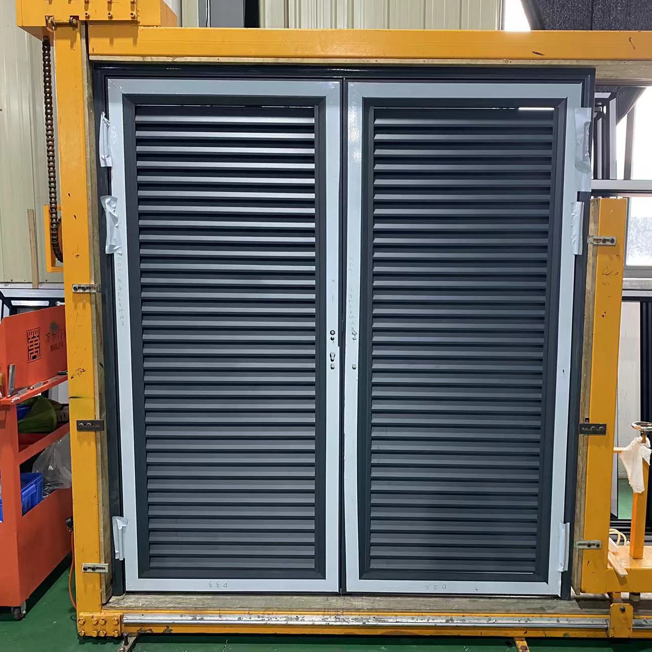 Modern Ventilation Casement Louver - Aluminium Shutter Door