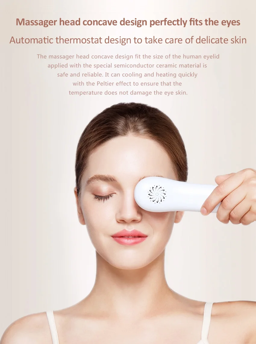 Smart Eye Massager - Enhance Eye Care with Heat & Vibration