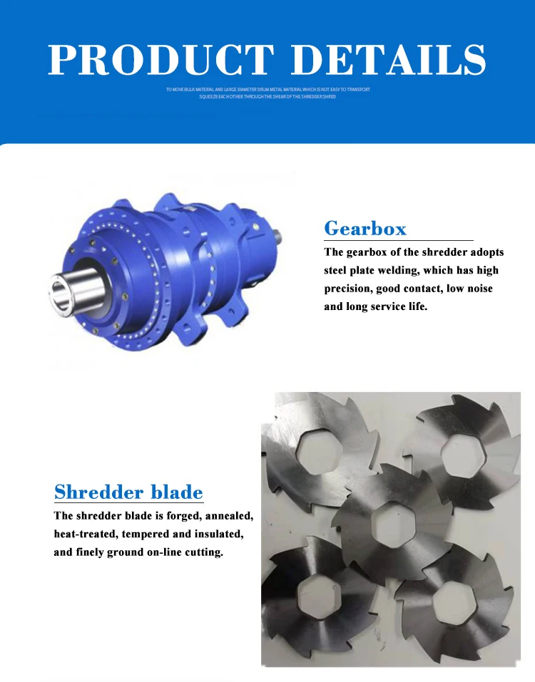 Tire Shredder Machine Tire Recycling Plant/rubber Tire Waste Plastic ...