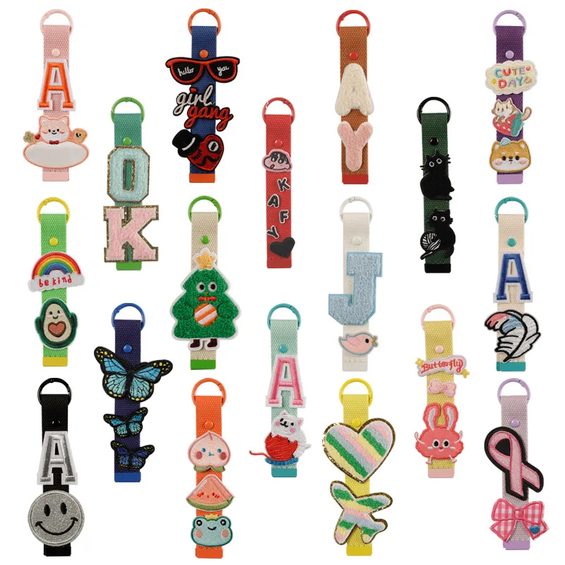 A-Z Alphabet Black English Letter Badges for Clothing Accessories Iron ...