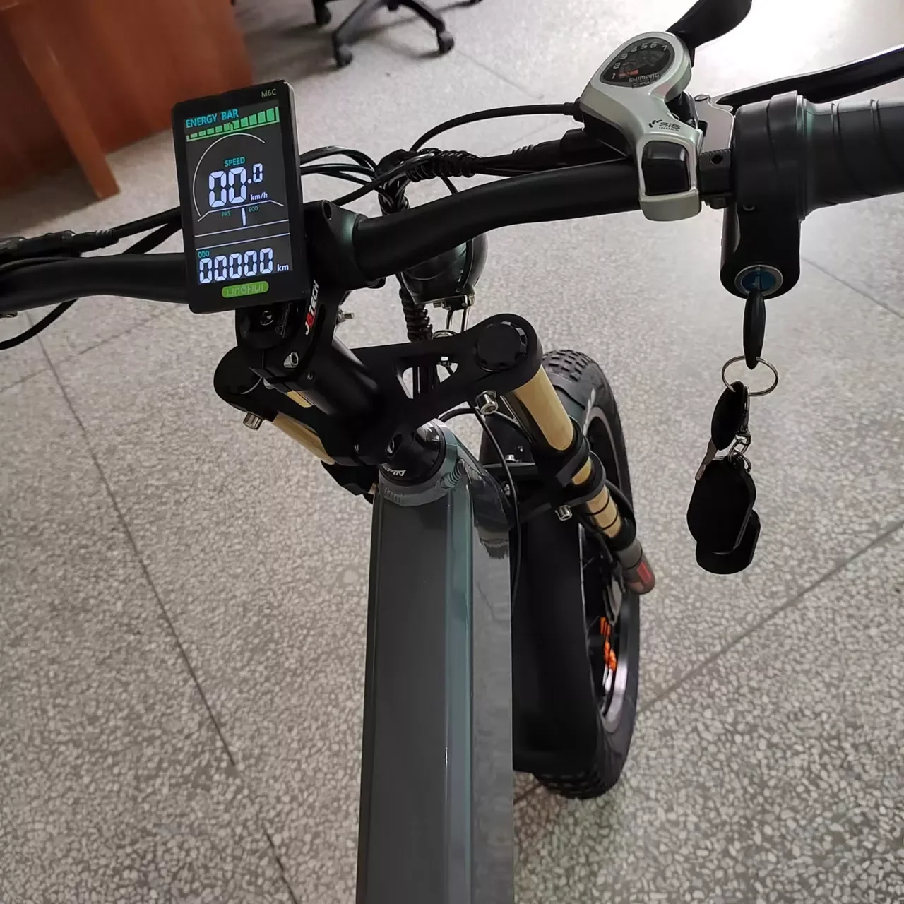Bicicleta Eléctrica Todoterreno Con Motor Dual,Bici Plegable De Largo ...