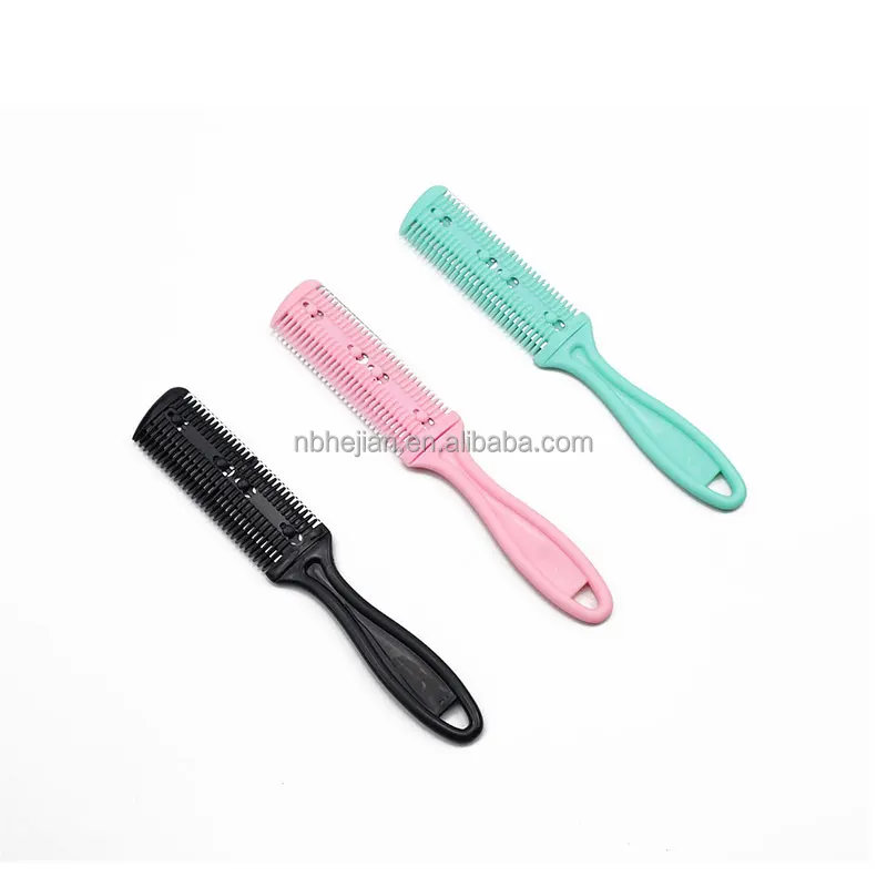 Hair Cutter Comb 7inch Double Edge Razor Shapen Hair Thinning Cutting ...