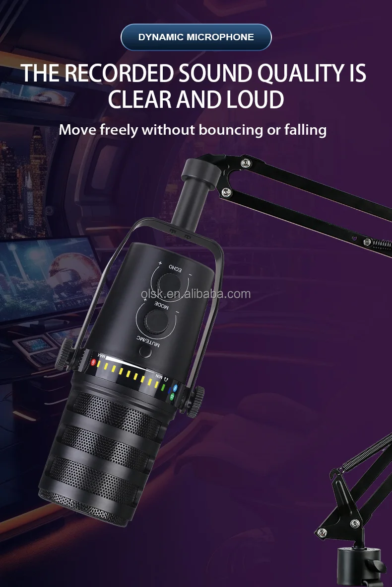 Clavax CLDY-MV7 - Versatile Dynamic Microphone with Noise Reduction