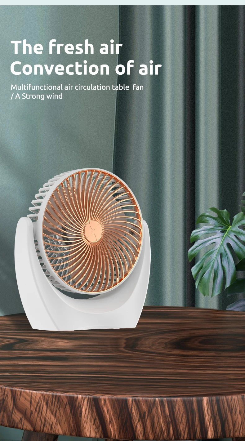 Usb Desktop Circulating Slient Design Small Electric Usb Fan Cooling ...