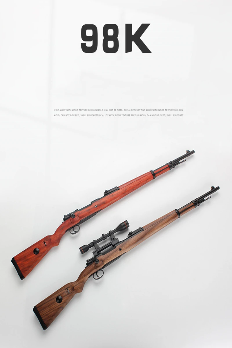 1:2.05 Alloy Army Mini 98k Sniper Alloy Guns And Weapons Army Metal Rifle Toy Guns - Buy Guns ...