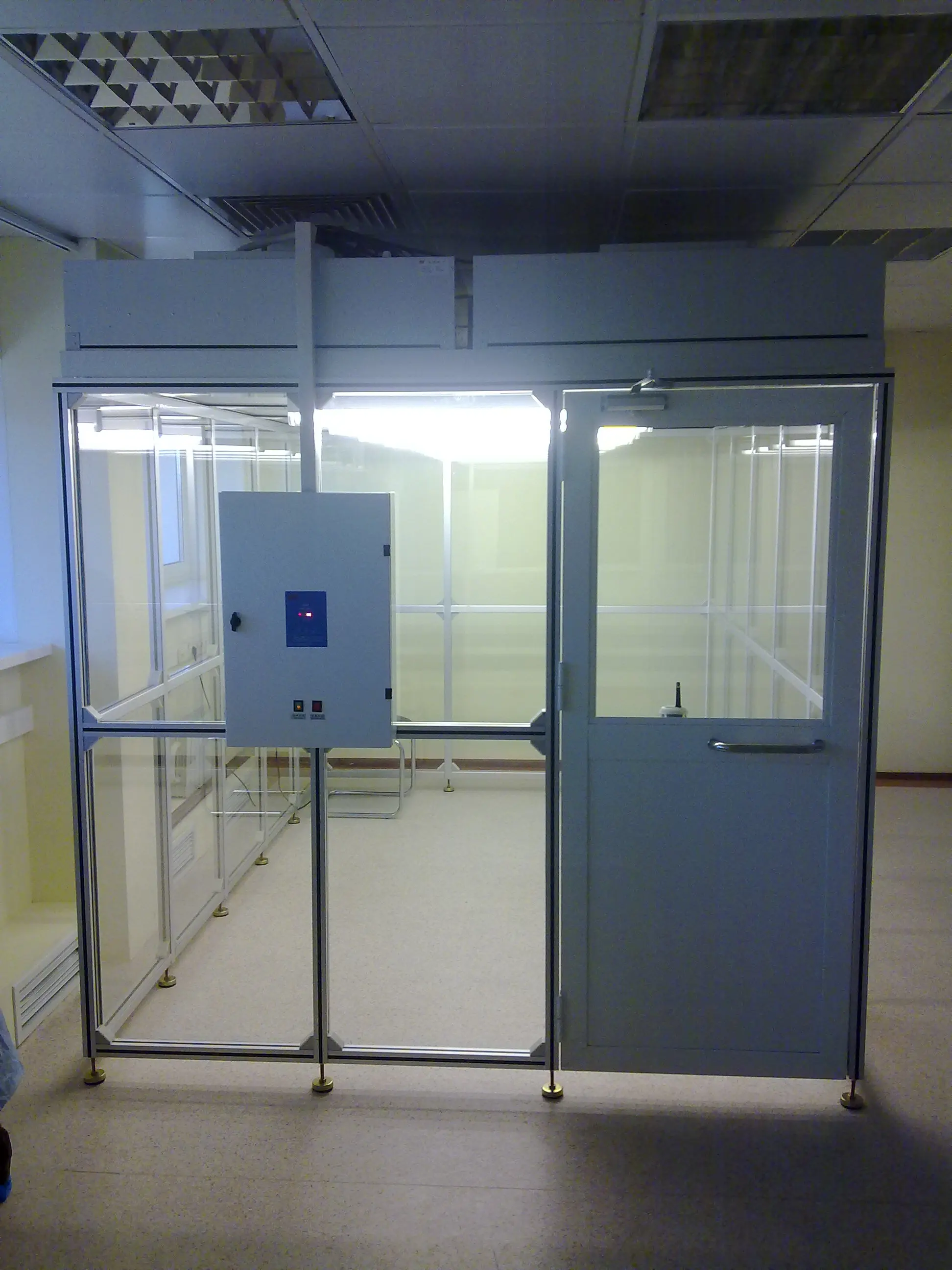 ISO 5 Class 100 Modular Cleanroom - CE Certified, HEPA H13 Efficiency ...
