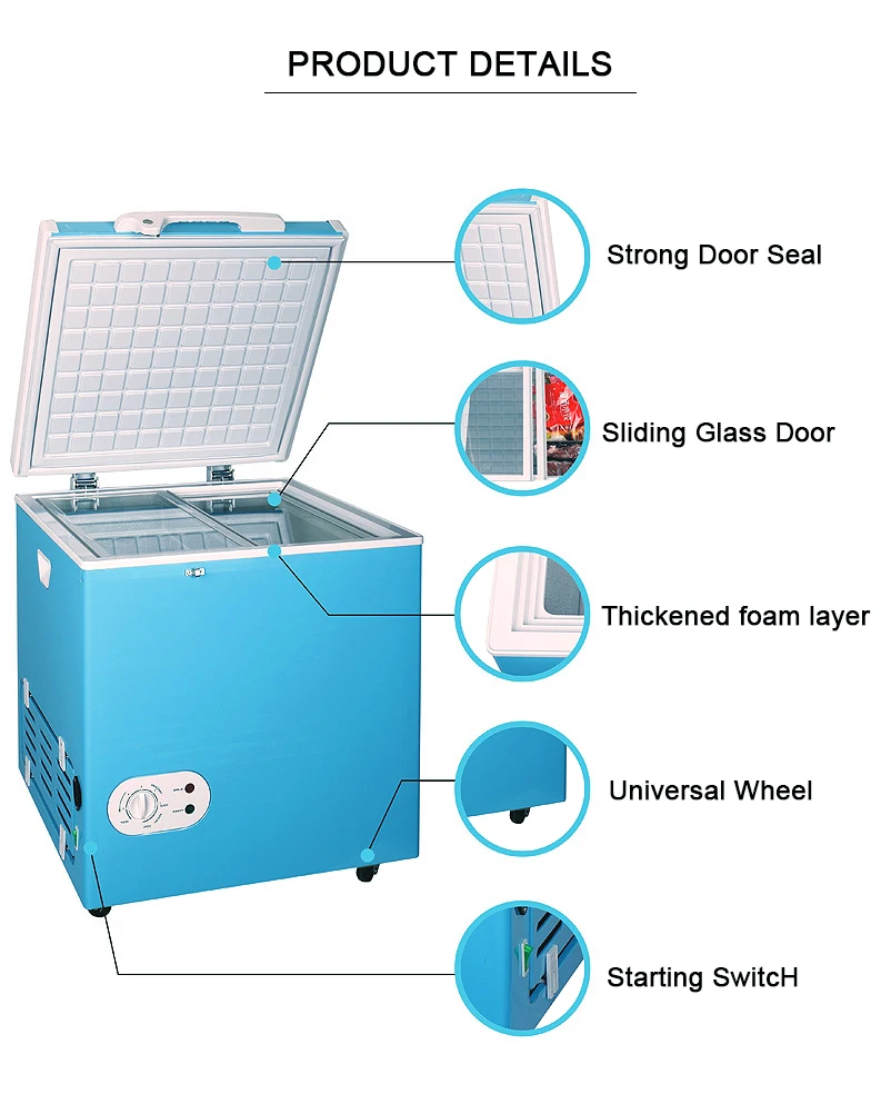60L Mini DC Power Top Open Chest Solar Freezer - ULT-KOOL