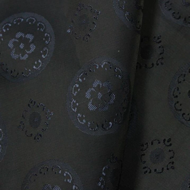 Smooth Hand Feeling Polyester Viscose Logo Jacquard Suit Lining Fabric