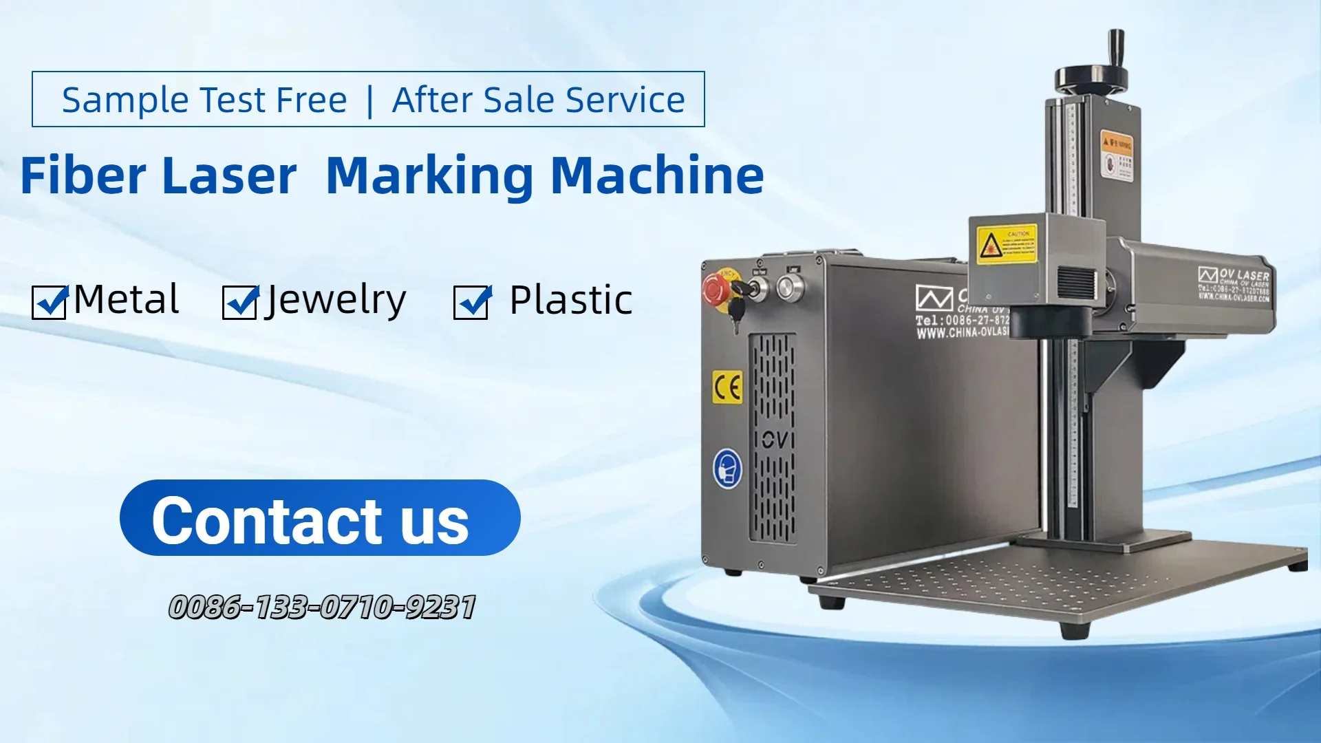 30w 60W Mopa Fiber Laser Color Marking Stainless Steel Laser Engraving ...