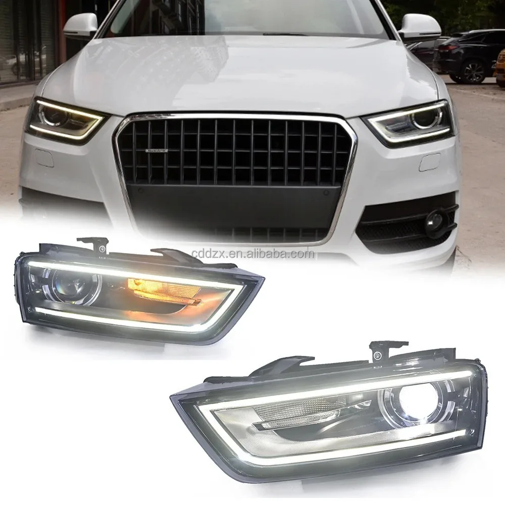 Q3 Headlight 2012-2015 for Audi HID Xenon Assembly Headlamp OEM ...