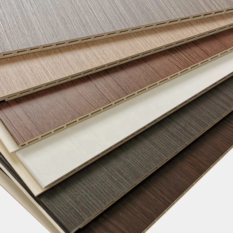 High Quality Hollow Laminated Pvc Wood Panels Indoor Decoration Bamboo ...