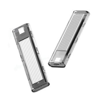 Nvme M.2 Ssd Enclosure Case Type C Portable Hard Disk Drive Box - Buy M ...