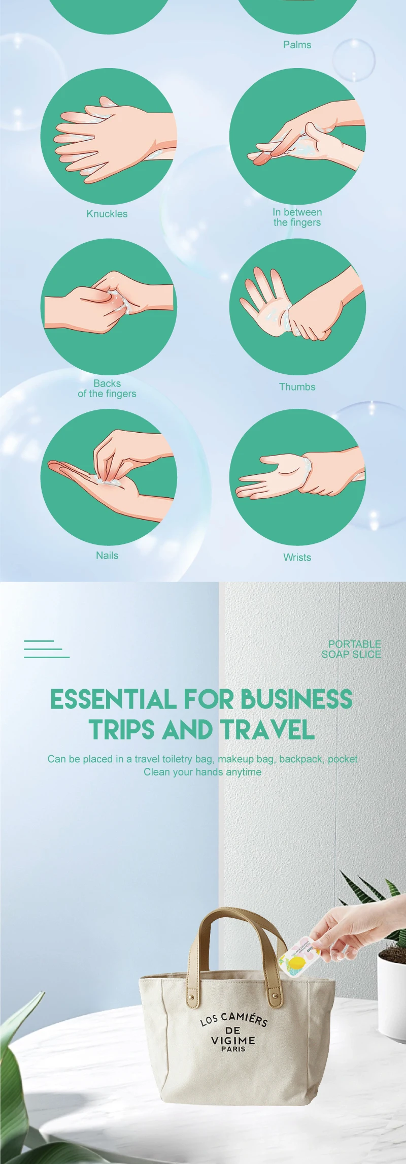 Household Natural Hand Clean Tablet Eco-friendly Health Protect Hand ...