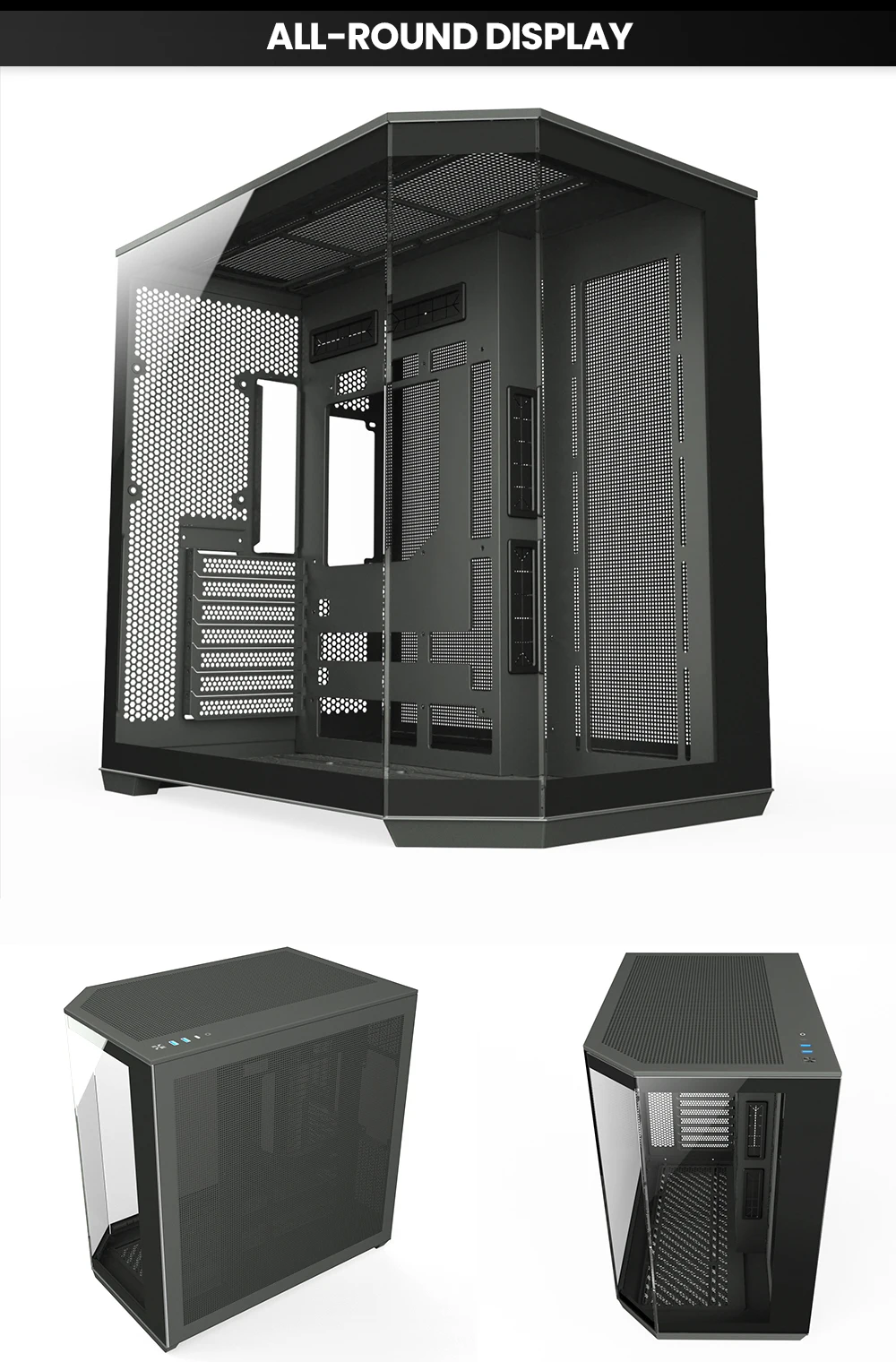 New Model TYPE-C ATX Gamer Case - Desktop Tower Gaming Case