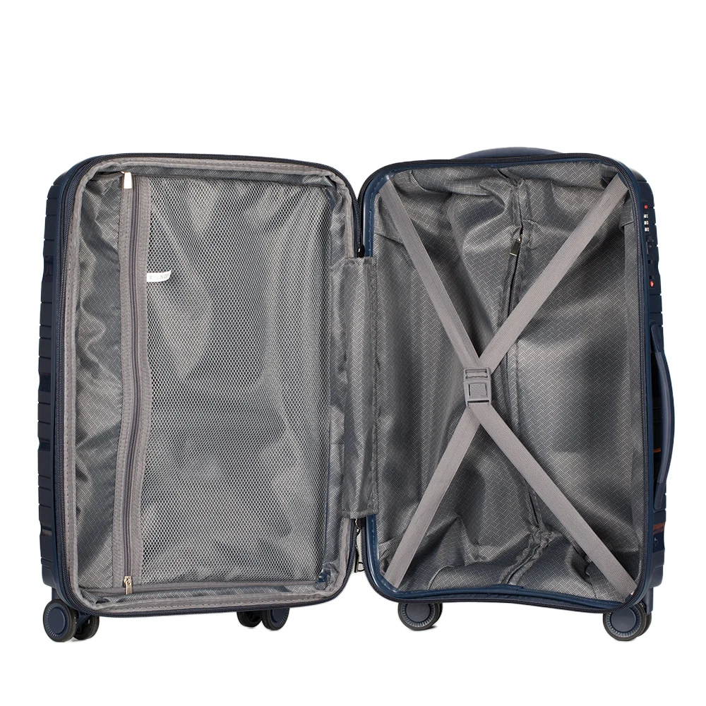 High quality 100% Polycarbonate cabin suitcase 28 inch blue color 4 ...