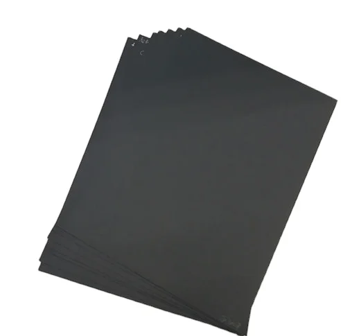 220gsm Black Card Paper Printable Cardboard Sgs Qualified Thick Black ...