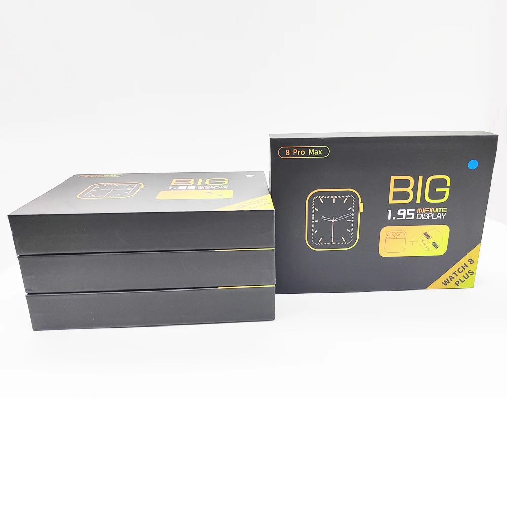 Factory 8 Pro Max Smartwatch 2 In 1 With Earphone 1.95 Inch Sports ...