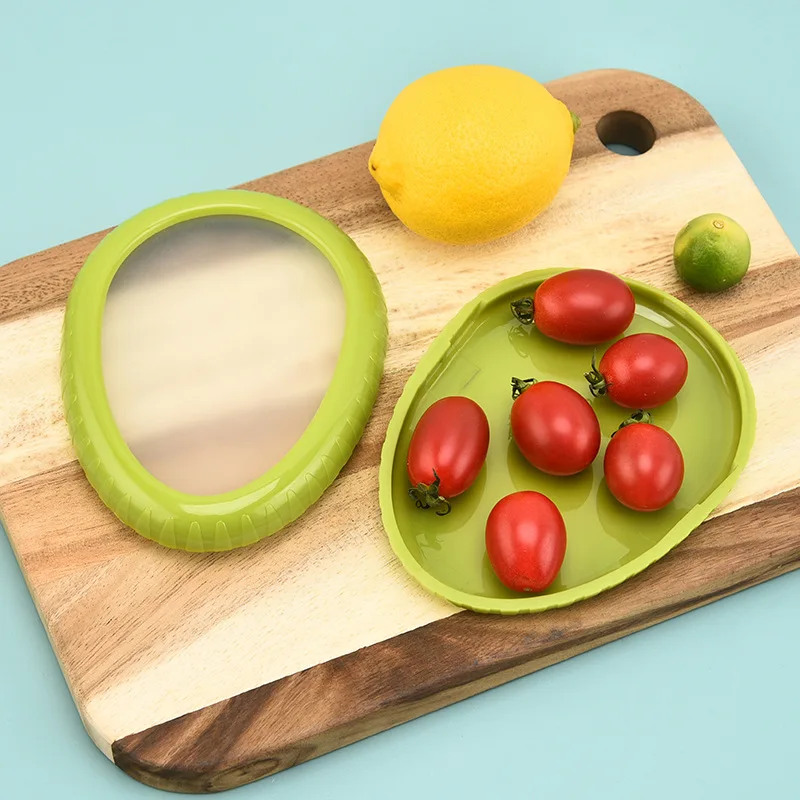 Reusable Avocado Plastic Storage Containers - Fresh Stretch Pod