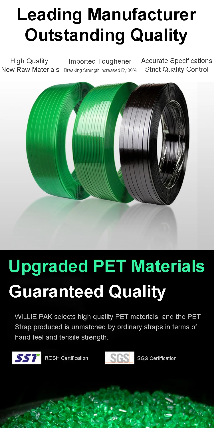 Jiajun Willie PET Strap - Heavy Duty Emboss Aar-virgin