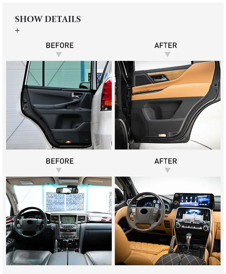 GBT Factory 2024 LX570 Interior Upgrade to LX600 Body Kit