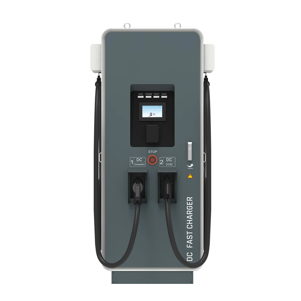 Floor Standing Public Commercial Smart Dc Ev Charging Station Charger With Ccs1 Ccs2 Chademo Gbt ...